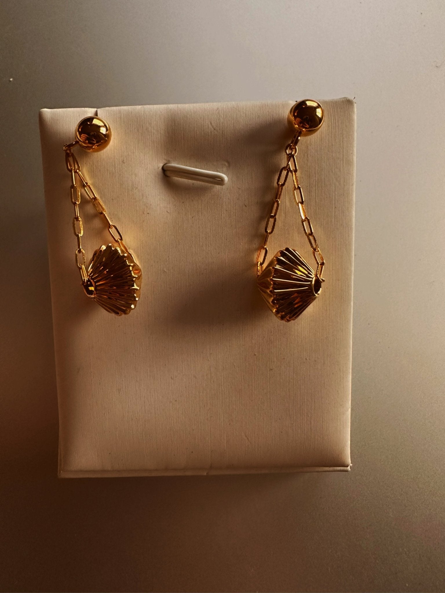 24k Gold Charm Chain Earring - Shop Now! – BH jewelry